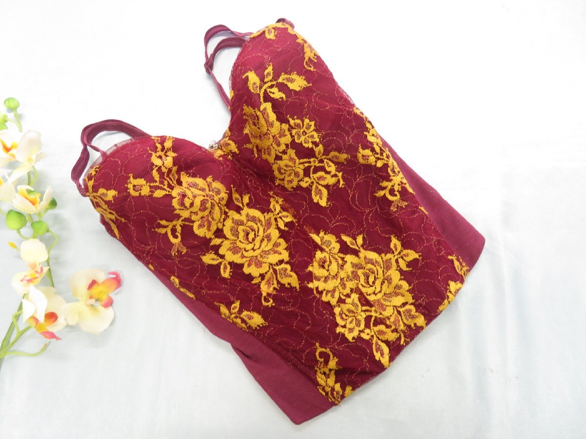 【目立った傷や汚れなし】★マルコ MARUKO デコルテリュミエス ロングブラジャー E70 ボヘミアレッド★中古の落札情報詳細 - ヤフオク落札価格検索 オークフリー