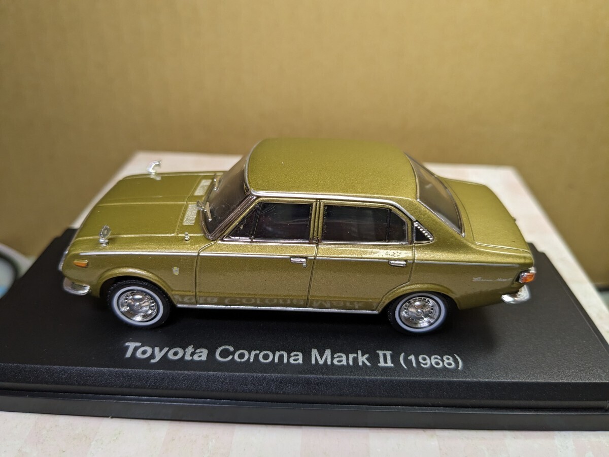 【目立った傷や汚れなし】スケール 1/43 Toyota Corona Mark Ⅱ 1968年 ！ トヨタ コロナ マークⅡ 国産名車コレクション！の落札情報詳細 - ヤフオク落札価格検索 ...