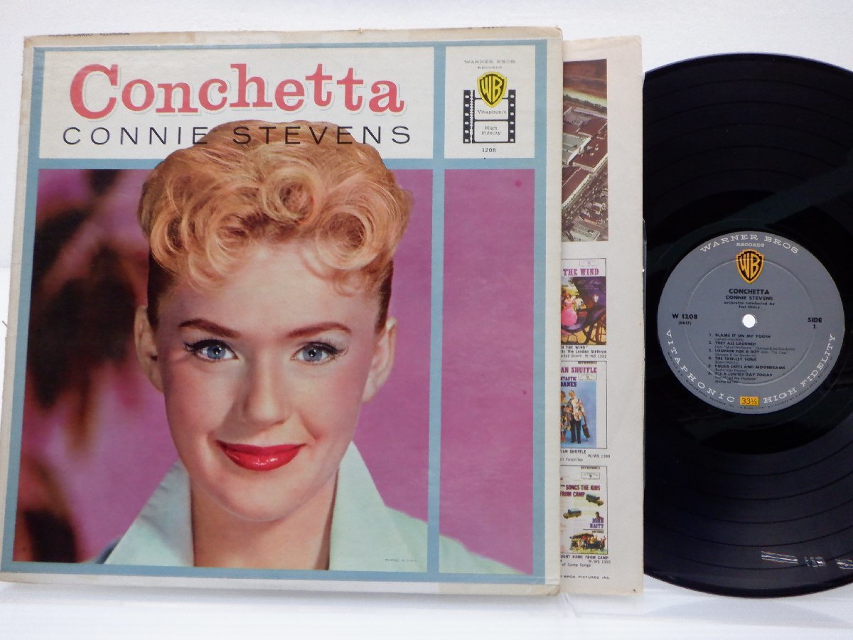 【やや傷や汚れあり】Connie Stevens「Conchetta」LP（12インチ）/Warner Bros. Records(W ...
