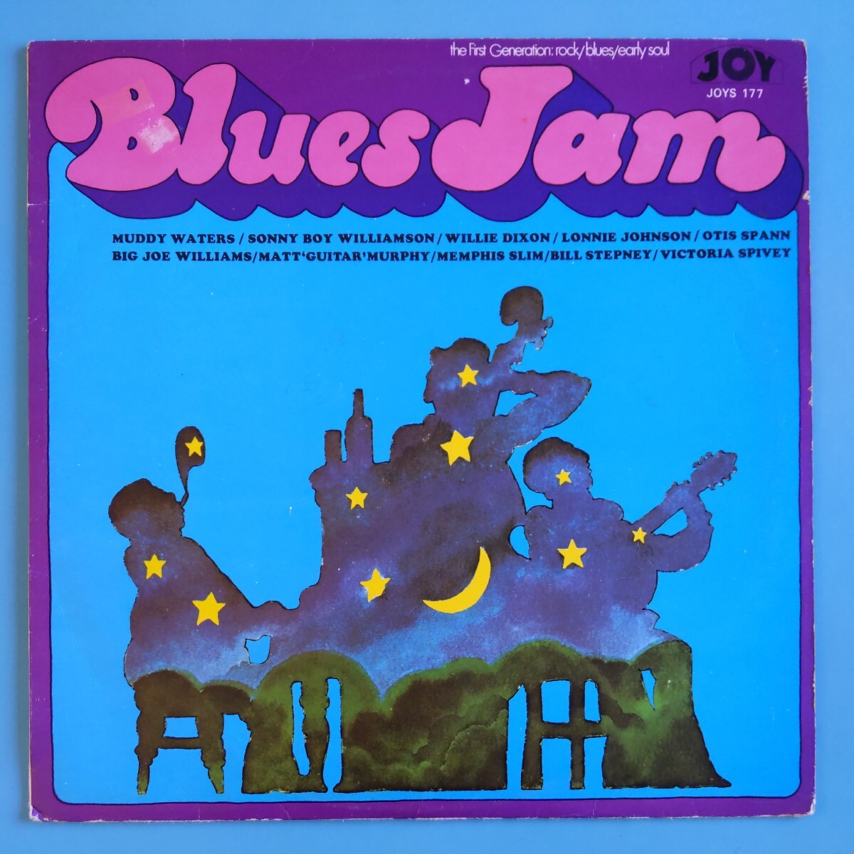 【やや傷や汚れあり】【UK盤/試聴済LP】V.A.『Blues Jam』180g重量盤★JOYS177★MUDDY WATERS/SONNY ...