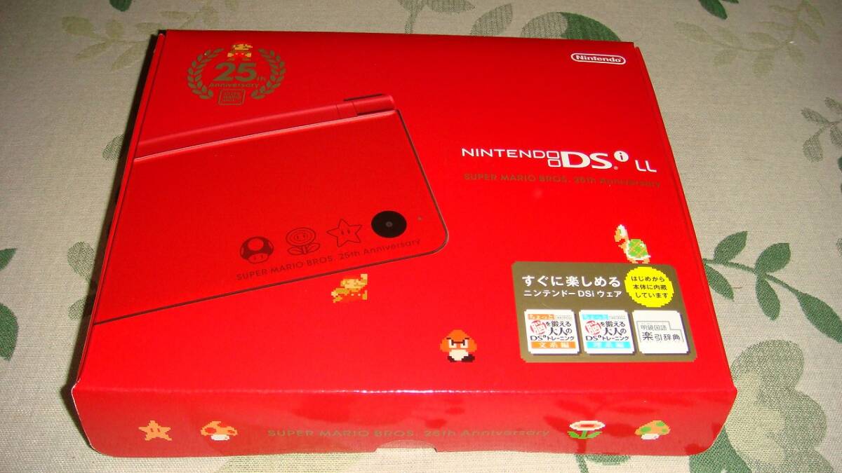 【未使用に近い】美品 ニンテンドー DSi LL 本体 スーパーマリオ25周年仕様の落札情報詳細 - ヤフオク落札価格検索 オークフリー