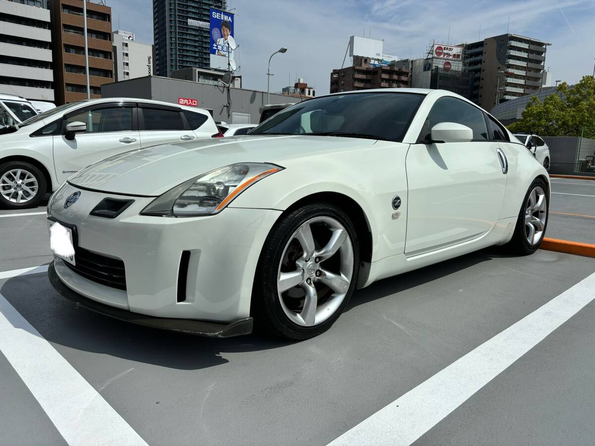 【走行距離 128,000 km】【個人出品】Z33 フェアレディZ 6MT ベースグレード カスタム多数 車高調 アルミ nardiハンドル apexiマフラー ドリフト JDM 大阪の落札 ...