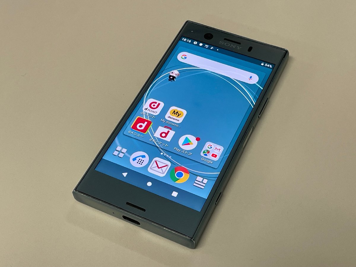【目立った傷や汚れなし】docomo Sony Ericsson Xperia XZ1 Compact SO-02K Horizon Blue ...