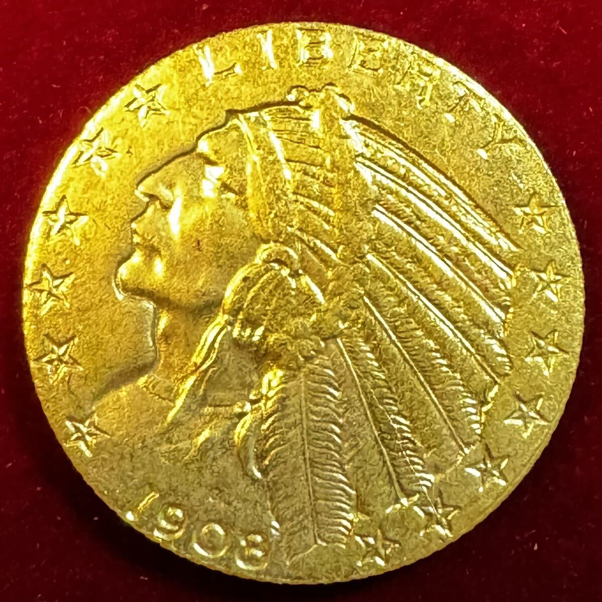 【目立った傷や汚れなし】アメリカ 硬貨 古銭 インディアン人像 1908年 イーグル リバティ ドル 記念幣 コイン 金貨 海外硬貨 外国古銭の落札情報詳細 ヤフオク落札価格検索 オークフリー 