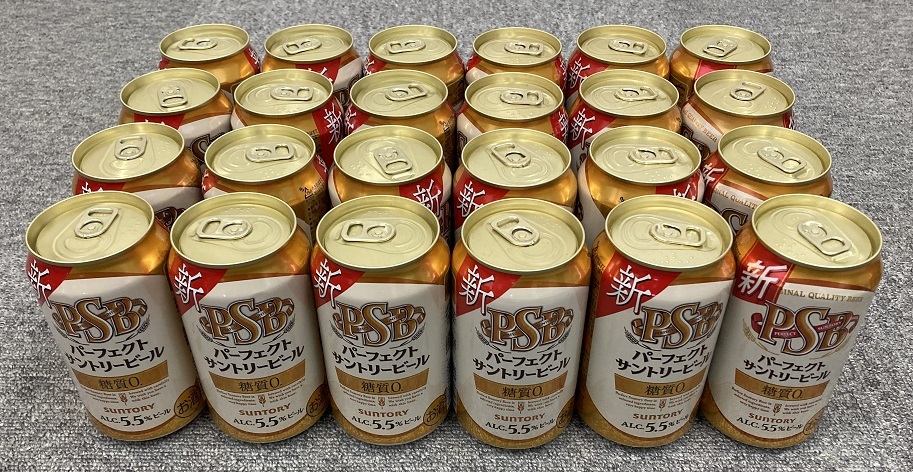 【未使用】★サントリー PSB 新パーフェクトサントリービール 350ml缶×24本（1ケース分）★糖質0 ゼロ★ゆうパック送料込の落札情報詳細 - Yahoo!オークション落札価格検索 オークフリー