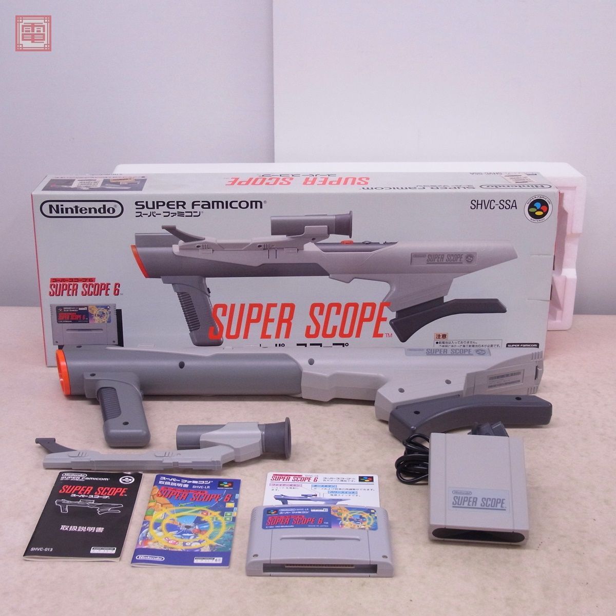 【全体的に状態が悪い】良品 SFC スーパーファミコン スーパースコープ SUPER SCOPE SHVC-SSA 箱説ソフト付 任天堂 Nintendo【20の落札情報詳細 - Yahoo ...