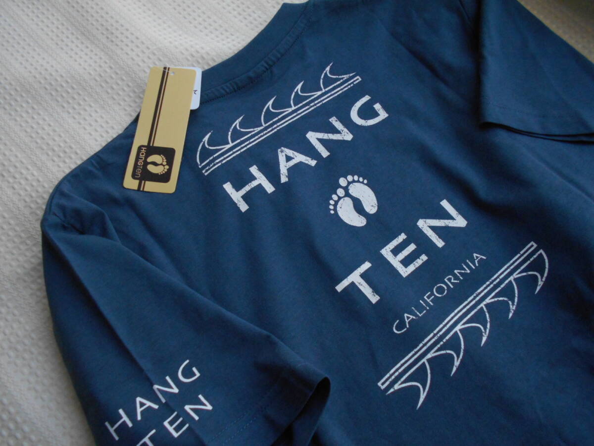 【未使用】 超～おしゃれ！【 Hang TEN / ハンテン 】半袖！バックロゴ・デザイン／Tシャツ BU/LLの落札情報詳細 - Yahoo!オークション落札価格検索 オークフリー