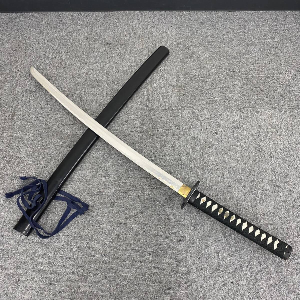 【傷や汚れあり】O211-Z15-43 模造刀 鞘付き 全長/約91cm×刃渡り/約65cm 日本刀 居合刀 武具 刀剣 コレクション アンティーク 刀 美術品 小道具 ②の落札情報詳細 ...