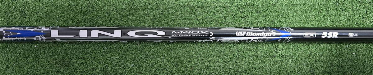 【やや傷や汚れあり】タイトリスト スリーブ付き ドライバー用 シャフト マミヤ UST Mamiya Lin-Q LinQ Blue EX リンク ブルー 5SR TSR TSi 装着時45. ...