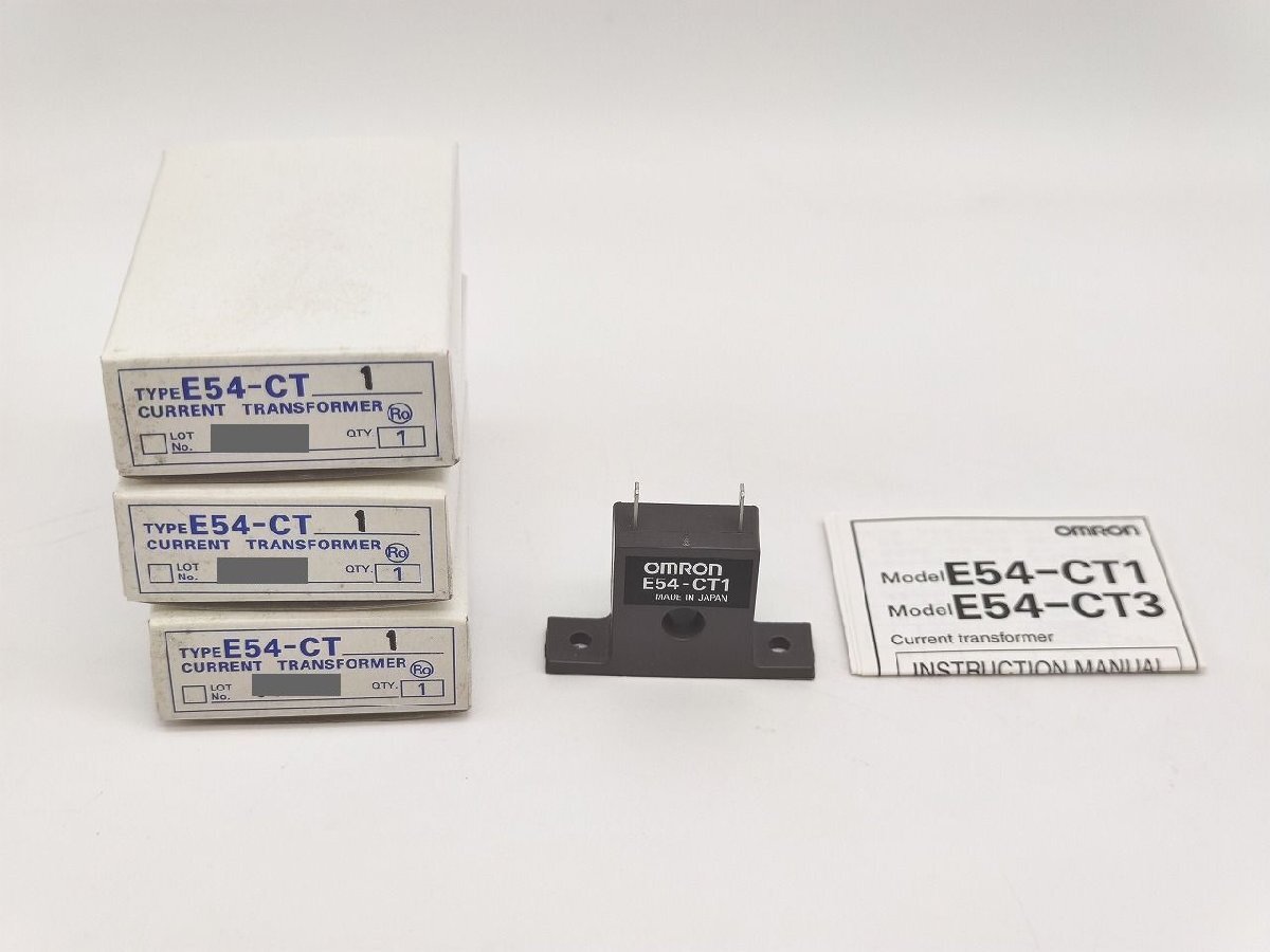 【未使用】箱汚れあり 未使用 オムロン OMRON E54-CT1 3点セットの落札情報詳細 - Yahoo!オークション落札価格検索 オークフリー