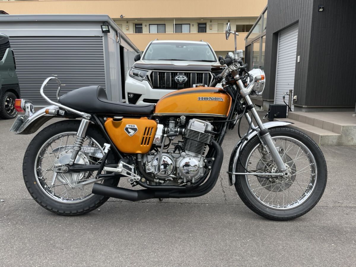 【目立った傷や汚れなし】国内物 CB750four K2 カスタム 超美車 車検長期の落札情報詳細 - ヤフオク落札価格検索 オークフリー