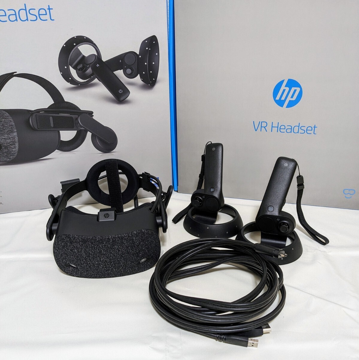 美品★HP Reverb Virtual Reality Headset VR1000-230jp VR用ヘッドセットの落札情報詳細 ...