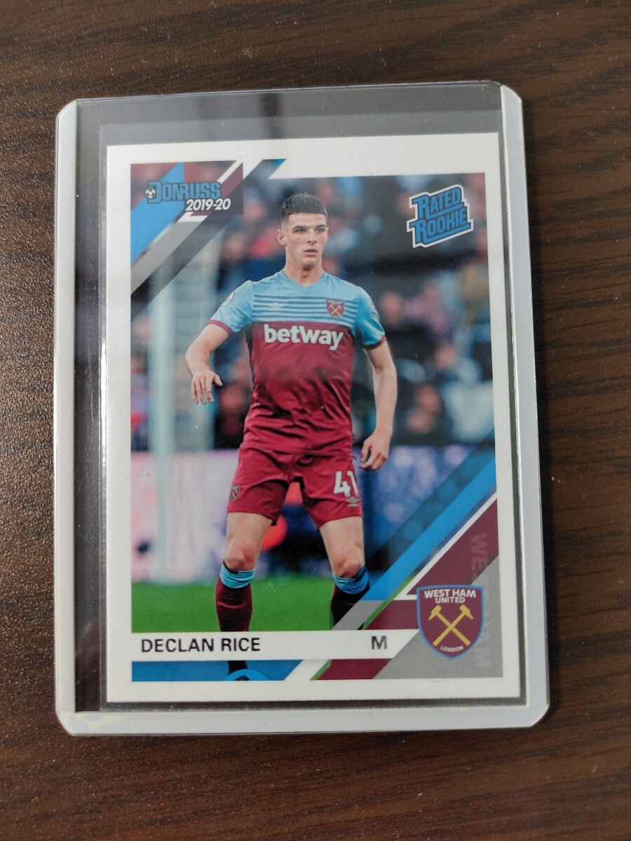 【未使用に近い】Declan Rice West Ham United Arsenal 2019 Panini chronicles ...