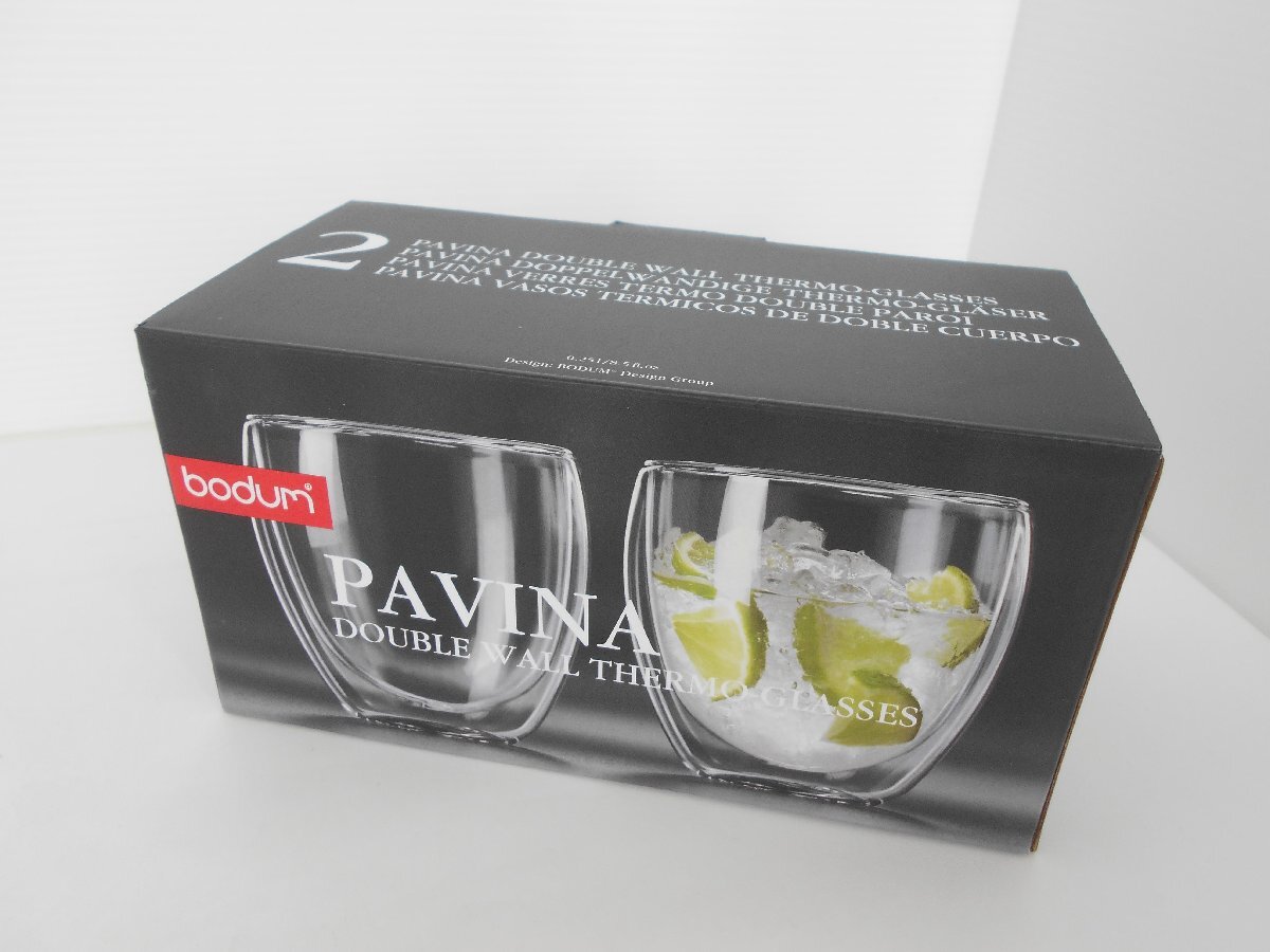 【未使用】 BODUM ボダム PAVINA ダブルウォールグラス 250ml 2個セット 4558-10J 断熱 保温 保冷 パヴィーナ 未使用品の落札情報詳細 - ヤフオク落札価格検索 ...