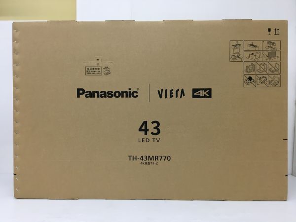 【未使用】M10-257-0607-101【未開封】パナソニック(Panasonic) VIERA TH-43MR770 4Kブルーレイディスクレコーダー一体型4K液晶テレビ（43V型）の落札 ...