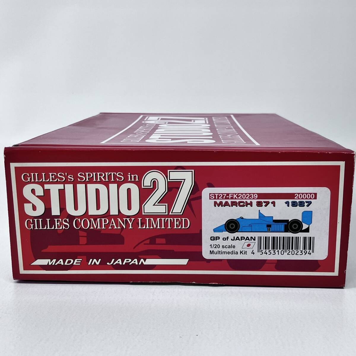 【未使用】【未組立】STUDIO27 1/20 MARCH 871 1987 GP of JAPAN マルチメディア キット / 1/20 Scale Multimedia kit プラモデル ...
