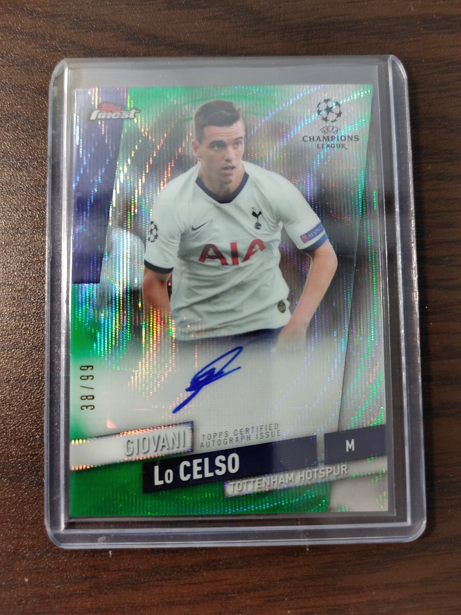 【未使用に近い】Giovani Lo Celso Tottenham 2020 Topps UCL Finest Soccer #/99 ...