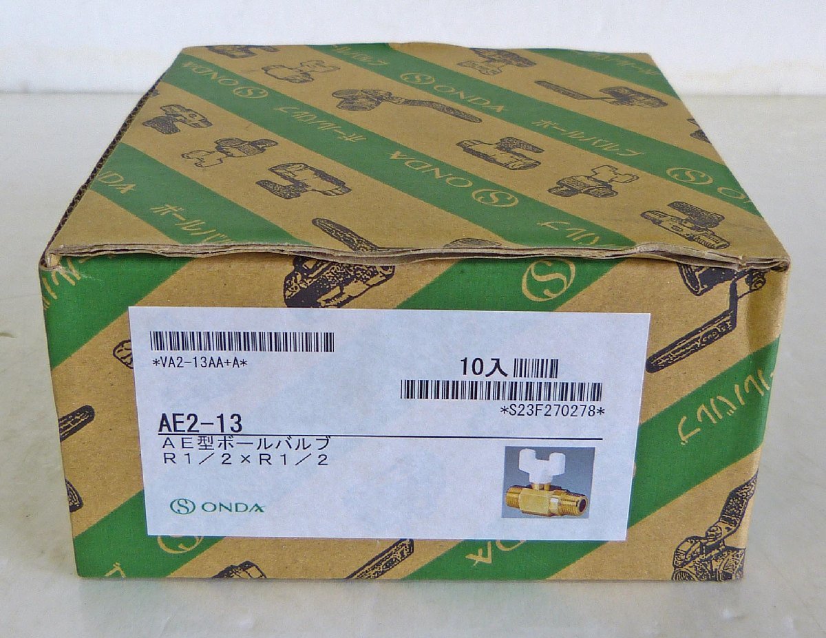 【未使用】☆保管品!ONADA オンダ AE型ボールバルブ R1/2×R1/2【AE2-13】10個セット☆の落札情報詳細 - ヤフオク落札 ...