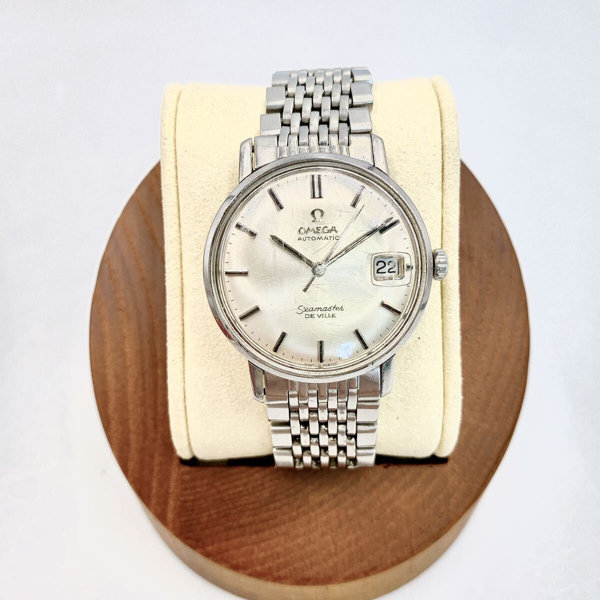 【傷や汚れあり】希少 OMEGA オメガ Seamaster DE VILLE シーマスター ＆デビル ダブルネーム SS 自動巻 腕時計 稼働品 ビンテージの落札情報詳細 - ヤフオク落札 ...