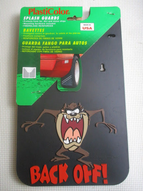 【未使用】 Plasti Color SPLASH GUARDS タスマニアンデビル 黒 2枚組 未使用 泥よけ ワーナーブラザーズ ...