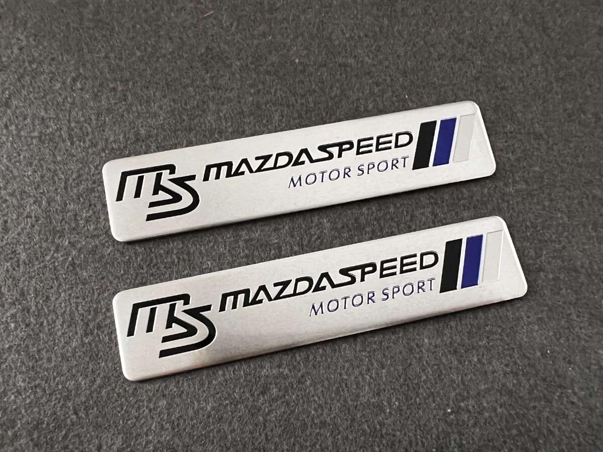 【未使用】MS マツダ 車用ステッカー 12*2.6CM カースタイリング アルミ製 2枚入 エンブレム デカール アクセサリー 型番554の落札情報詳細 - Yahoo!オークション落札価格 ...