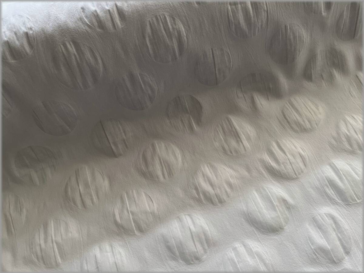 【未使用】mets★5m*おおきな水玉ドット*ice gray*80ローン塩縮*コットン3Fの落札情報詳細 - ヤフオク落札価格検索 オークフリー