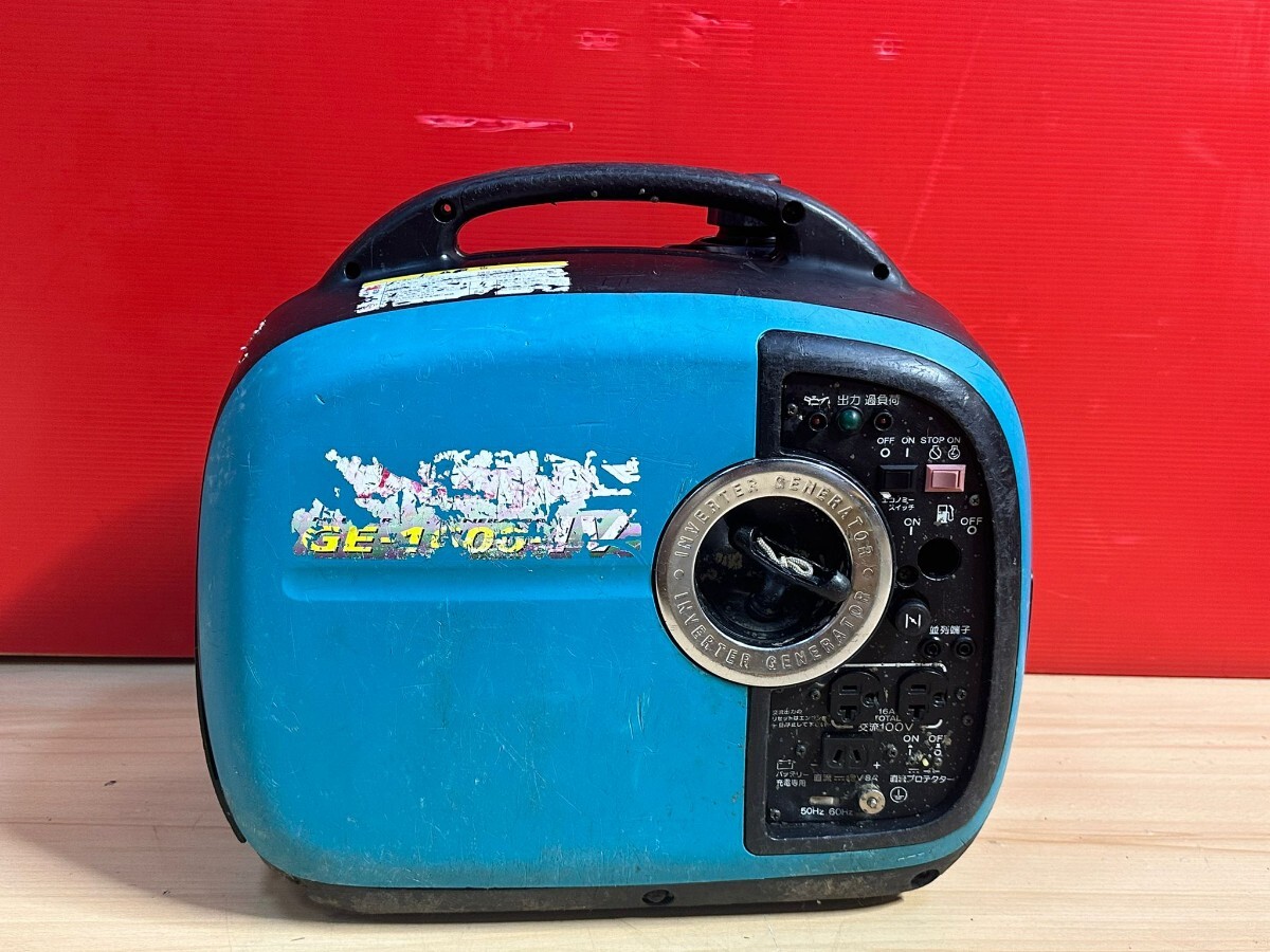 【やや傷や汚れあり】DENYO／ デンヨー 発電機 インバーター発電機 GE-1600-IV ガソリン 1.6kva レジャー 中古 動作未確認!の落札情報詳細 - ヤフオク落札価格検索 オークフリー