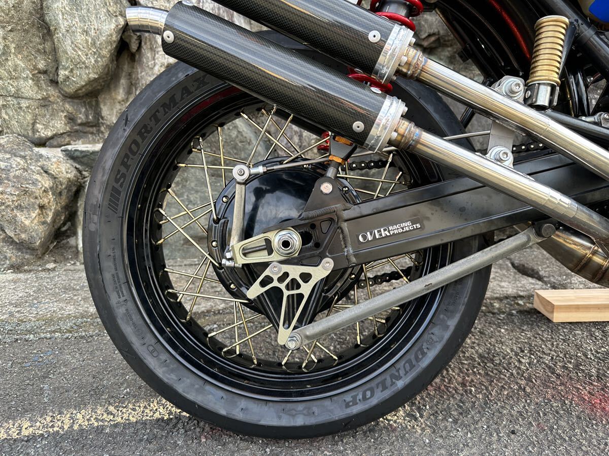 【未使用に近い】カワサキ750SS H2 OVER Type9 スイングアーム セミオーダー オーヴァー KAWASAKI マッハ4 H1 500ss 350ss 250ss S1 S2 KH ...