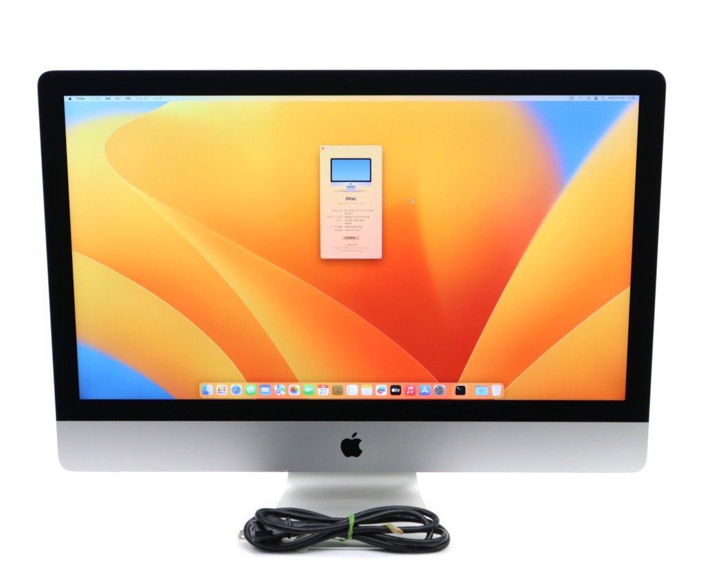 【やや傷や汚れあり】Apple iMac Retina 5K 27インチ 2017 Core i7-7700K 4.2GHz 32GB 1TB(HDD)+28GB(APPLE SSD ...