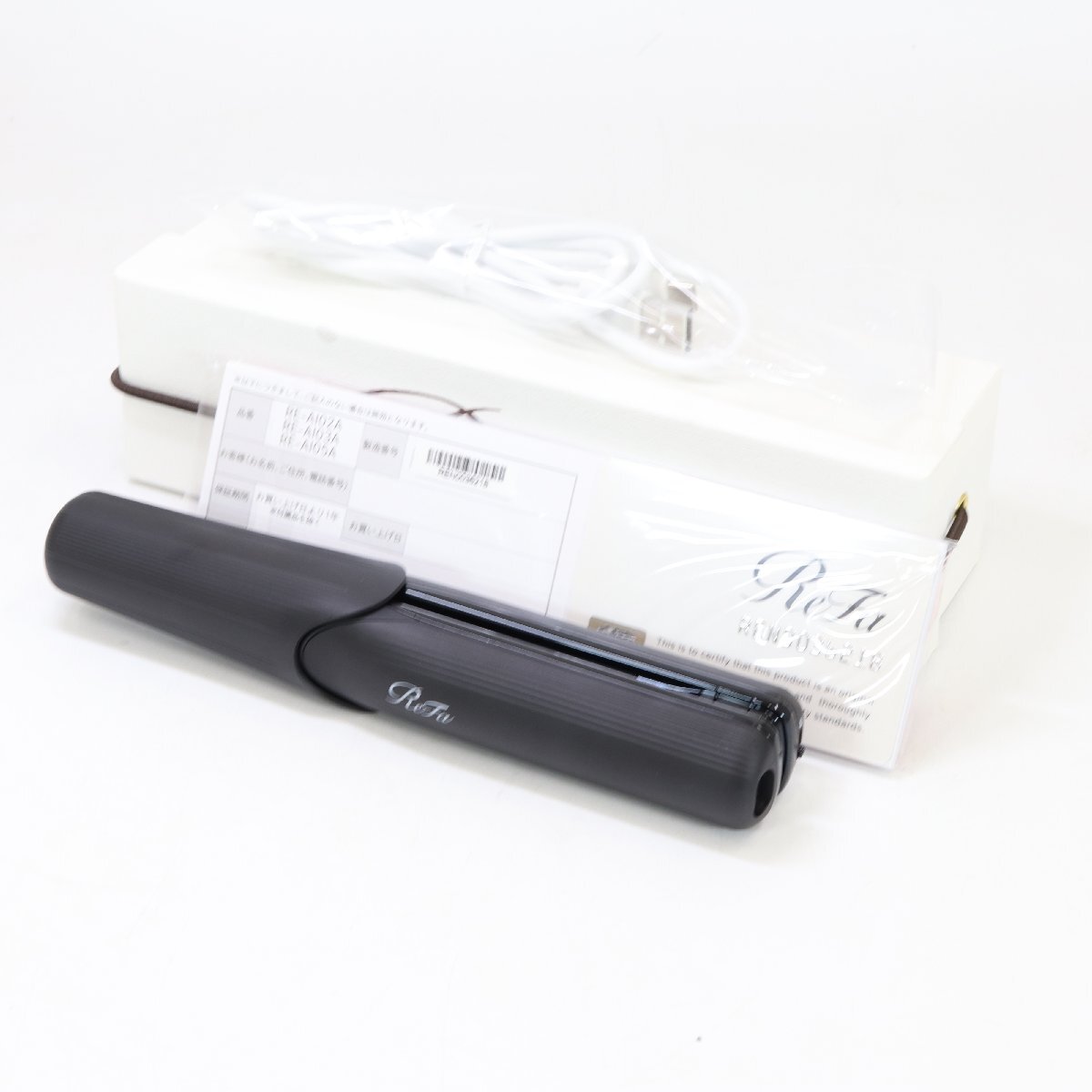 【やや傷や汚れあり】8257-60 MTG Refa リファ ビューテック フィンガーヘアアイロン RE-A103A ブラック 動作確認済の落札情報詳細 - ヤフオク落札価格検索 オークフリー