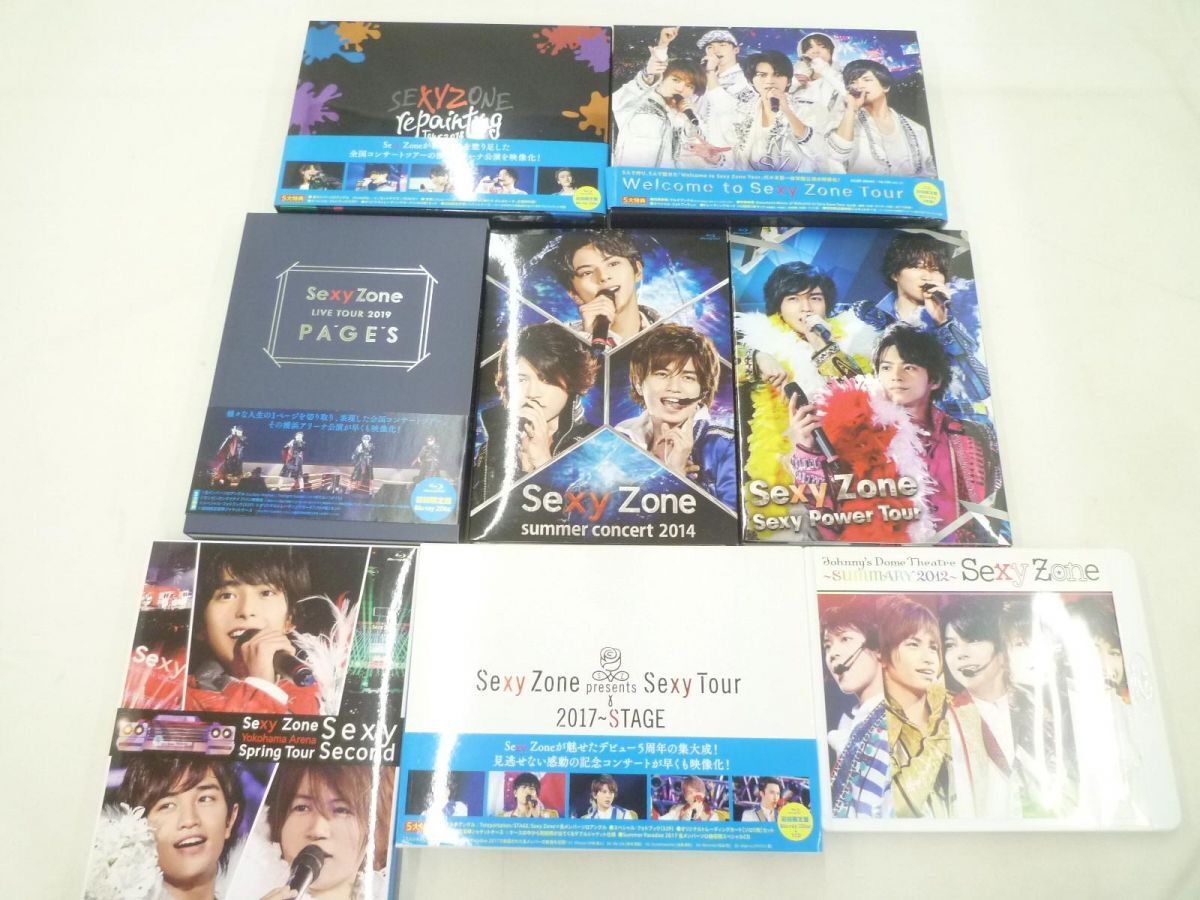 【全体的に状態が悪い】【中古品 同梱可】 Sexy Zone timelesz Blu-ray LIVE TOUR 2019 PAGES repainting Tour 2018 等 グッズ ...