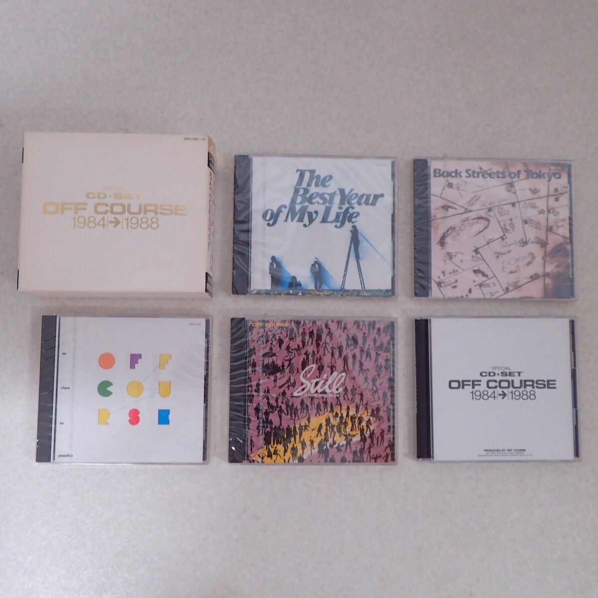 【未使用に近い】ディスク未開封 オフコース CD 1984-1988 SPECIAL CD SET オリジナルCD4枚組 OFF COURSE ...
