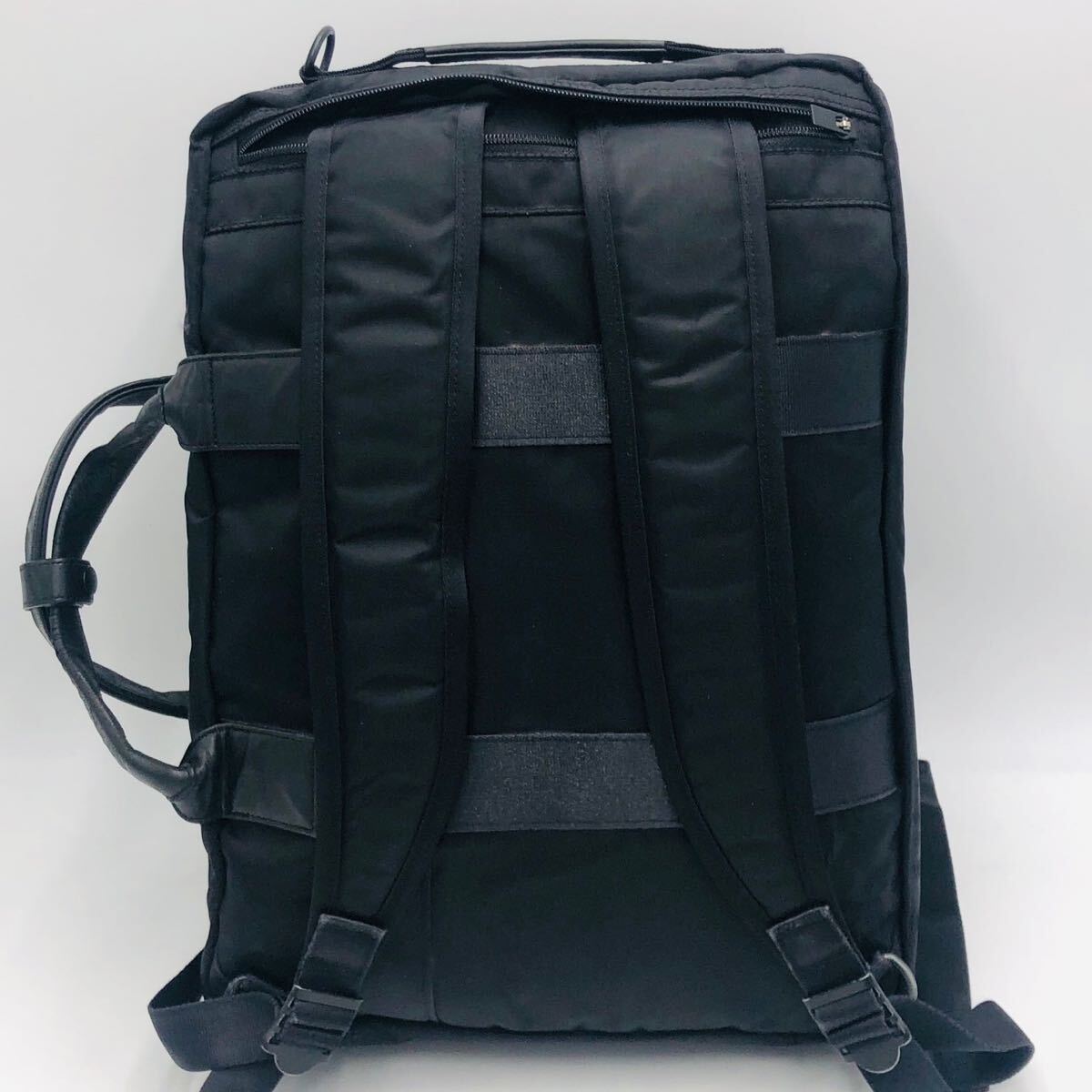 【目立った傷や汚れなし】PORTER ポーター TIME タイム 3way メンズ ビジネスバッグ リュック ブリーフケース 斜め掛け 吉田カバン A4+PC収納可 レザー ナイロン 黒の落札 ...