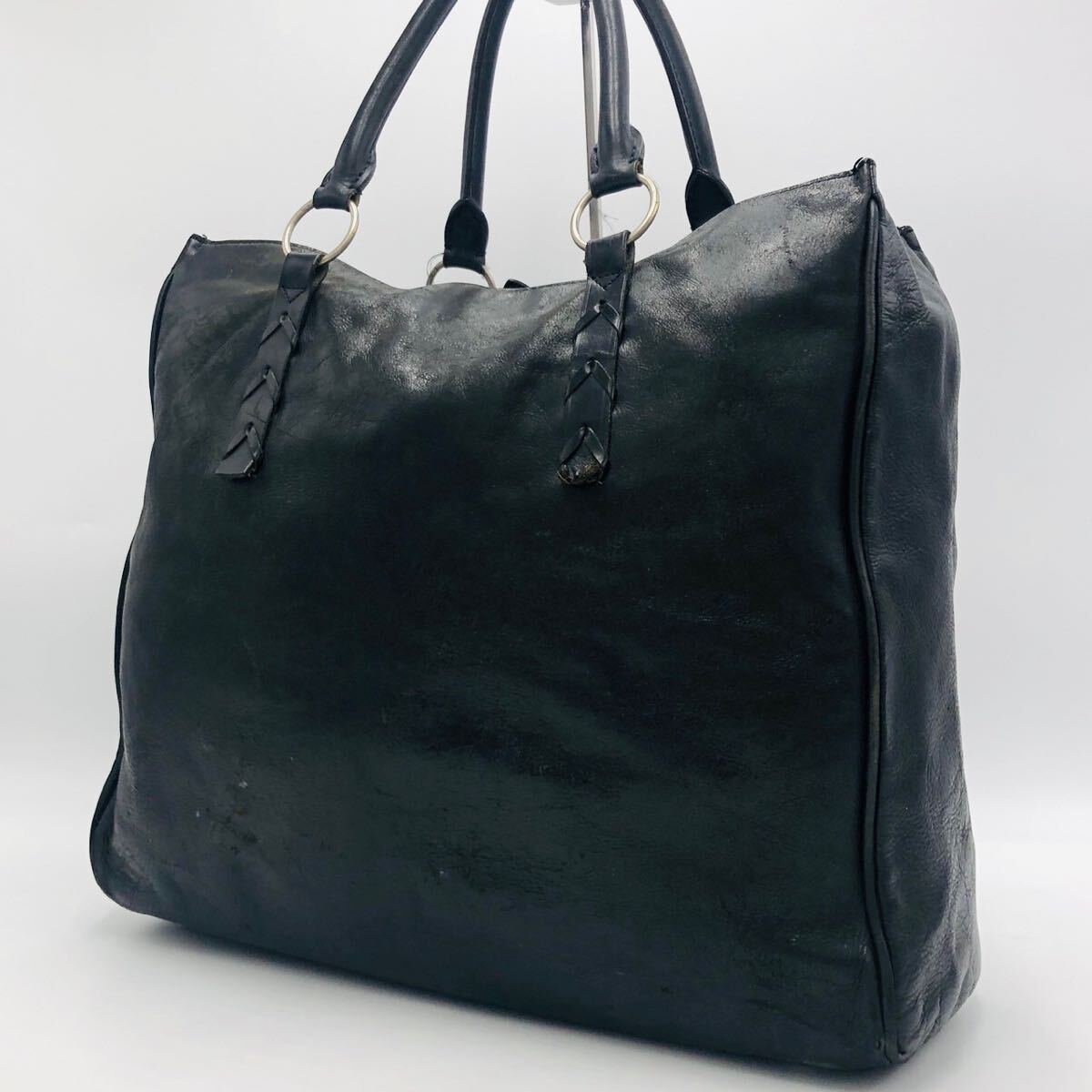 【目立った傷や汚れなし】1円~ SOMES SADDLE ソメスサドル 牛革 オールレザー メンズ ビジネスバッグ トートバッグ ブリーフケース 肩掛け A4+PC可 通勤 黒の落札情報詳細 ...