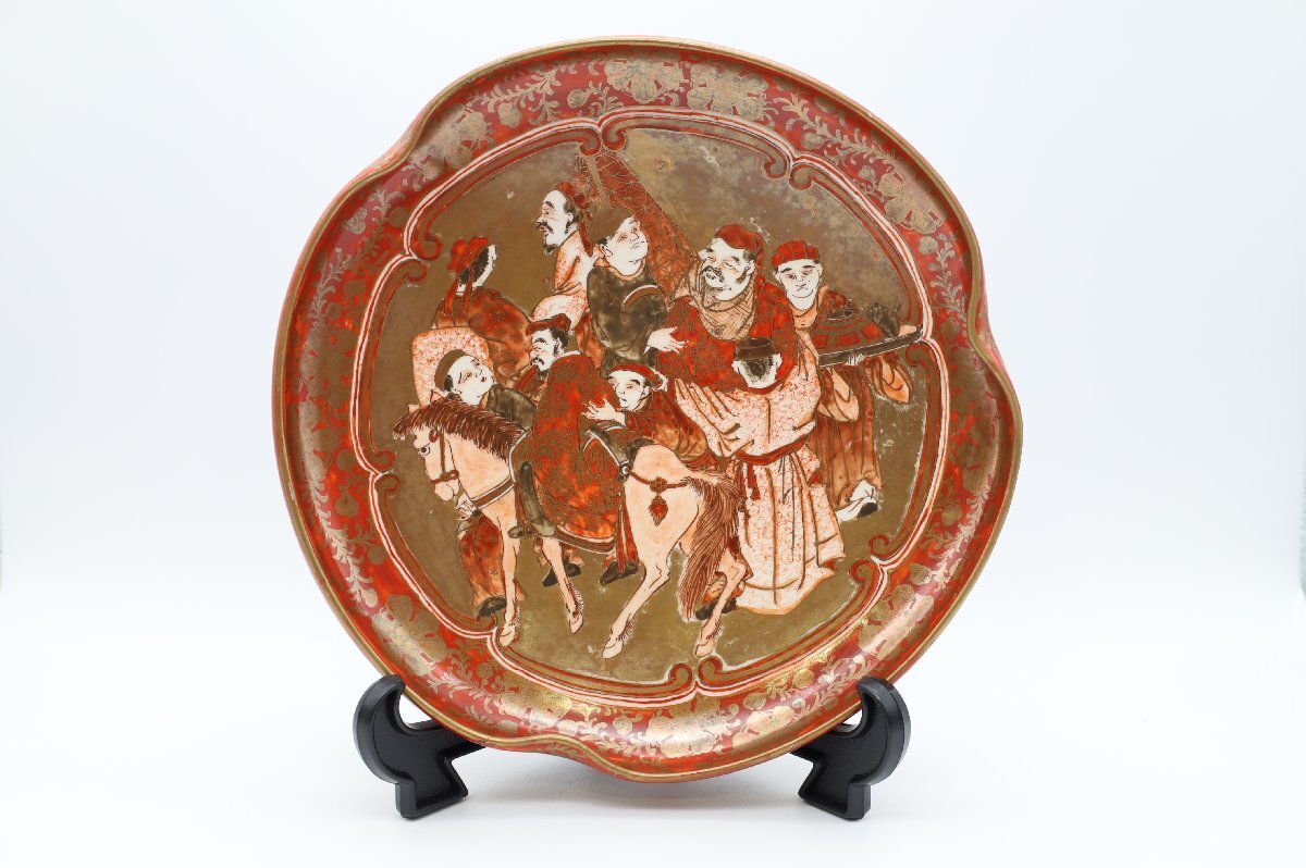 【やや傷や汚れあり】九谷焼 赤絵 金彩 菓子鉢 大日本九谷製 骨董 美術品 陶芸 陶器 箱付 合箱 2055の落札情報詳細 - Yahoo!オークション落札価格検索 オークフリー