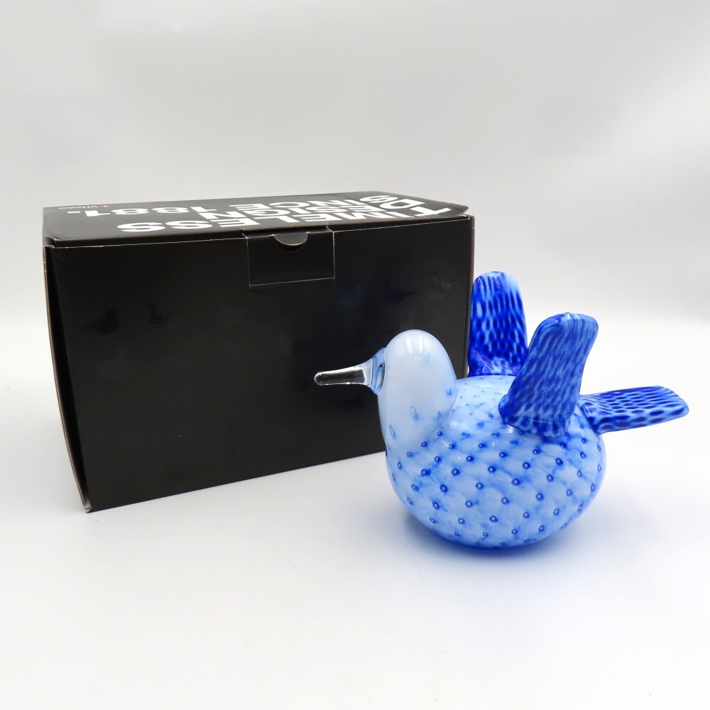 【やや傷や汚れあり】1円〜 Iittala イッタラ オイバ・トイッカ バード「SULEVI スレヴィ」2016 83/300 フィギュリン ...