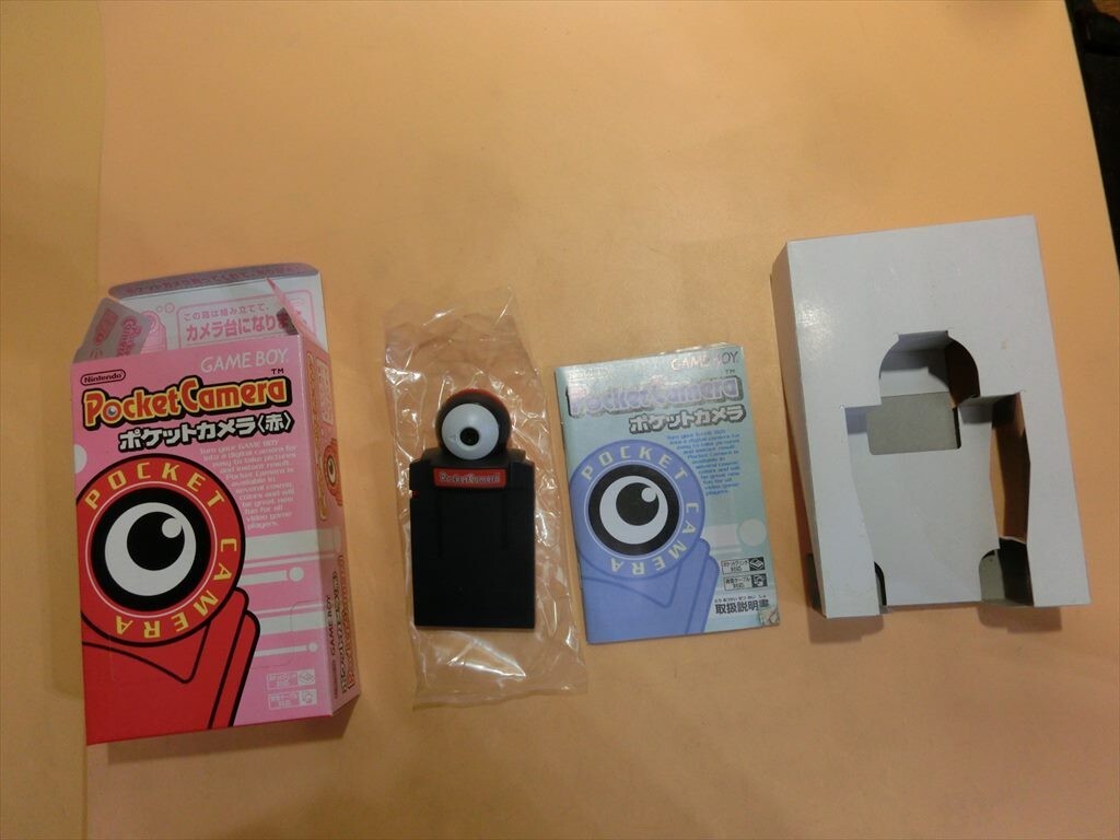 【未使用に近い】【HW08-93】【60サイズ】 美品/ニンテンドー ゲームボーイ専用 ポケットカメラ/赤 レッド/簡易動作確認済/※取説 ...