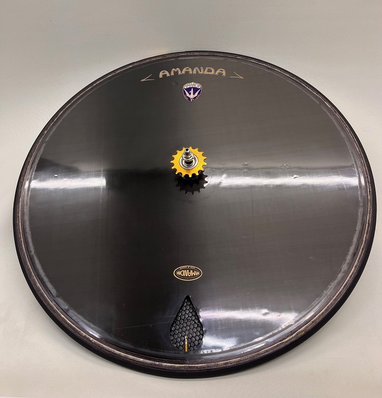 【傷や汚れあり】AMANDA アマンダ トラック ピスト カーボンディスクウッドホイール 700C チューブラー USEDの落札情報詳細 ...