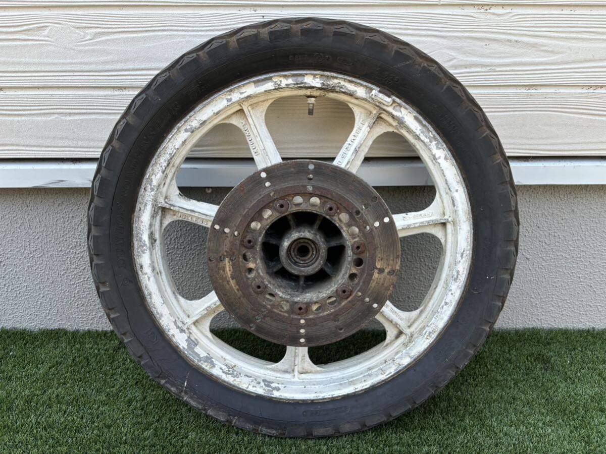 【傷や汚れあり】Z400FX E4純正リアホイール Z550FX Z500FX Z550GP Z400GP GPZ400F Z400J ゼファー400 ゼファーχ Z750FX Z1 Z2 ...