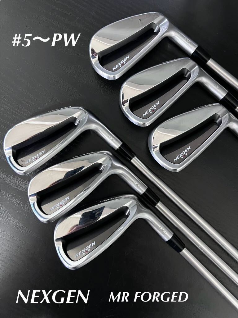【目立った傷や汚れなし】美品 NEXGEN MR FORGED アイアン #5〜PW 希少 遠藤製作所 ネクスジェン mr フォージド ...