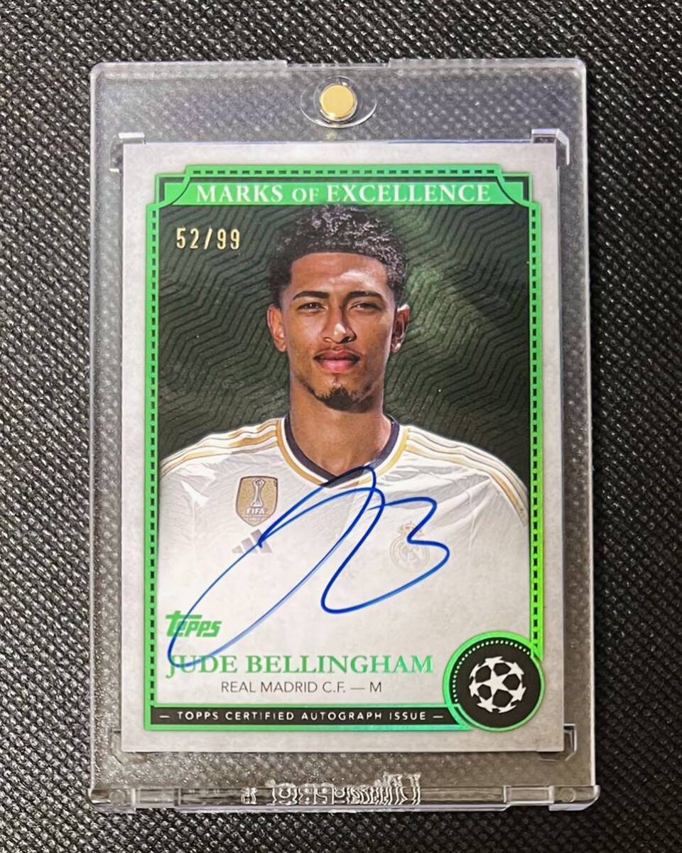 【未使用】★SSP★On Card Auto★ ジュード ベリンガム Jude Bellingham 2023 Topps Chrome 直筆 ...