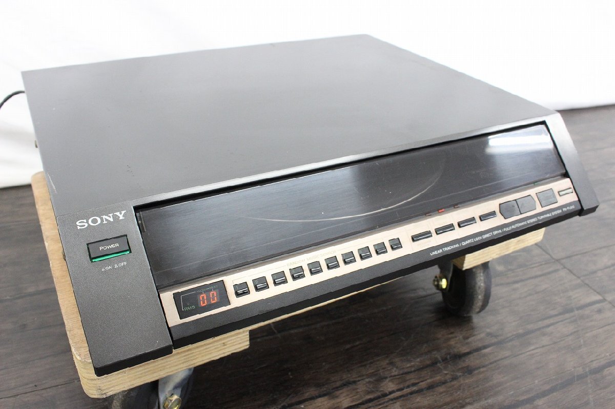 【傷や汚れあり】【行董】SONY ソニー PS-FL610 フルオートレコードプレーヤー STEREO TURNTABLE SYSTEM ...