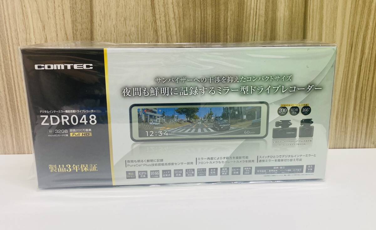 【未使用】Y COMTEC コムテック ドライブレコーダー ZDR048 ミラー型 ドラレコ 前後2カメラ 新品未開封 ②の落札情報詳細 - Yahoo!オークション落札価格検索 オークフリー