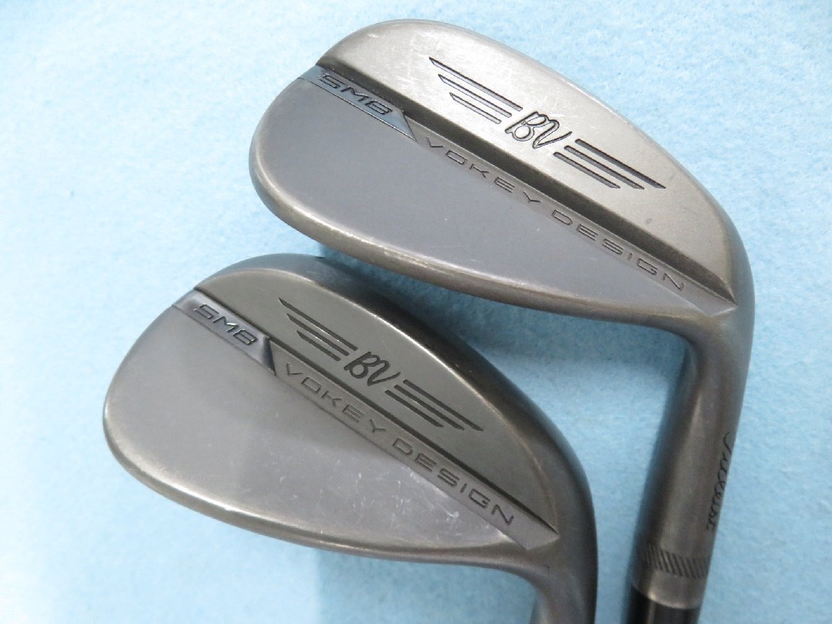 【傷や汚れあり】【中古・2本セット】タイトリスト 2020 VOKEY DESIGN SM8 ジェットブラック ウェッジ（50°-12°F&54°-10°S）【S】N.S.PRO 950GH ...