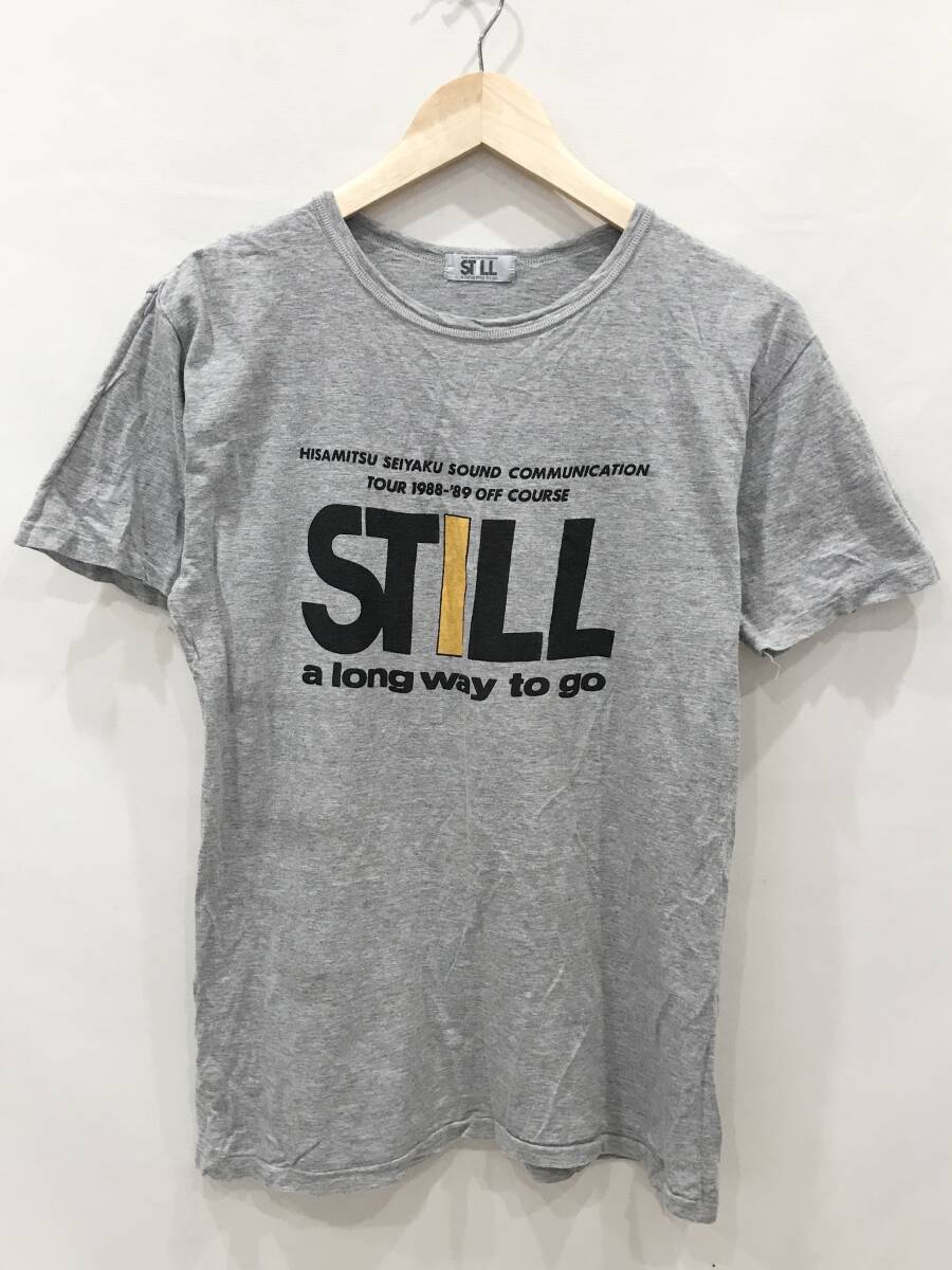 【目立った傷や汚れなし】OFF COURSE STILL a long way to go 1988-'89 TOUR STAFF Tシャツ ...