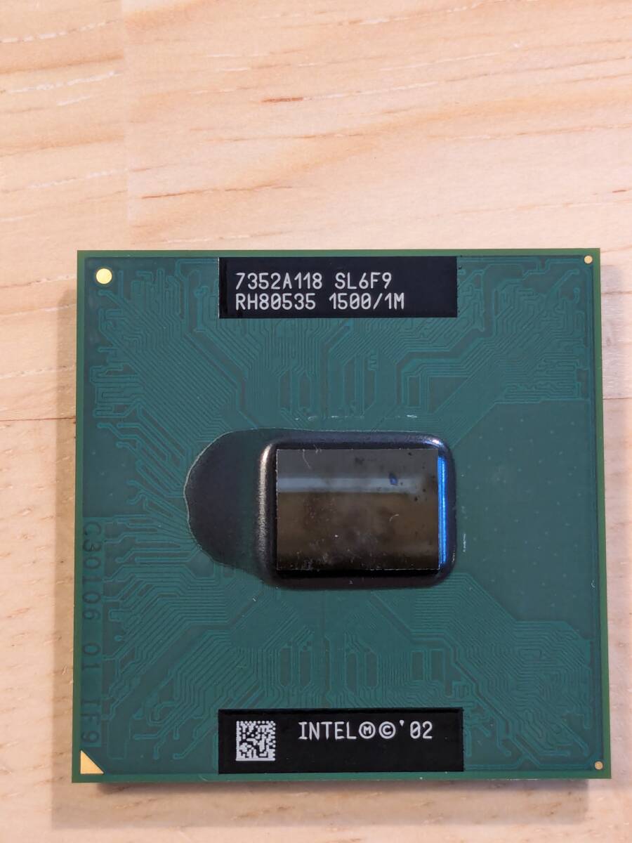 【やや傷や汚れあり】Intel Pentium M プロセッサ 1.50GHz RH80535 ジャンク品の落札情報詳細 - Yahoo ...