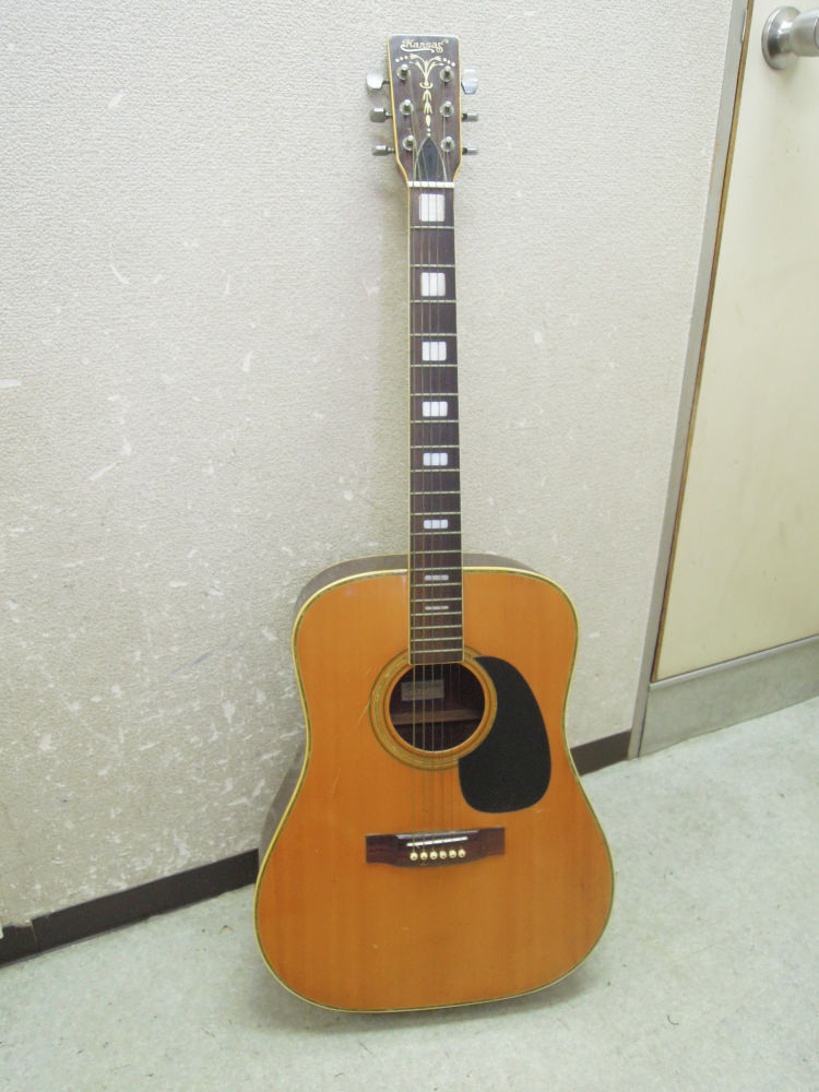 【傷や汚れあり】3111) KANSAS カンサス KW150 アコースティックギター アコギの落札情報詳細 - Yahoo!オークション落札価格検索 オークフリー