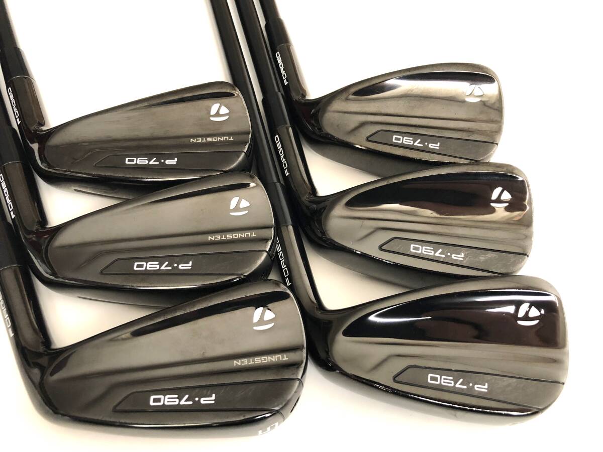 【やや傷や汚れあり】テーラーメイド P790 P・790 BLACK ブラック 2021 アイアン 5-PW 6本 DG 105 S200 VSS ダイナミックゴールド 日本仕様 ※拡大画像 ...