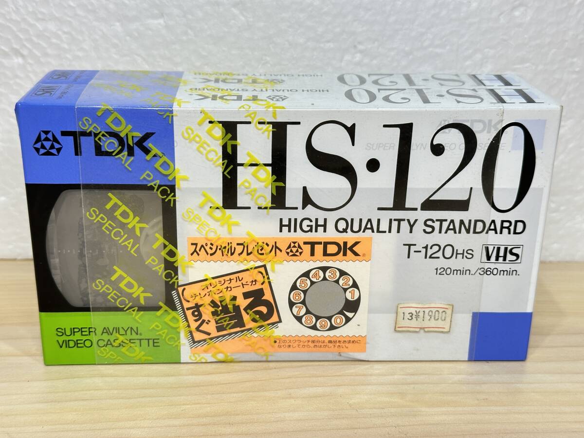 【未使用】5881] 未開封品 2本セット TDK VHS 120 ビデオテープ HS・120 T-120HS HIGH Quality ...