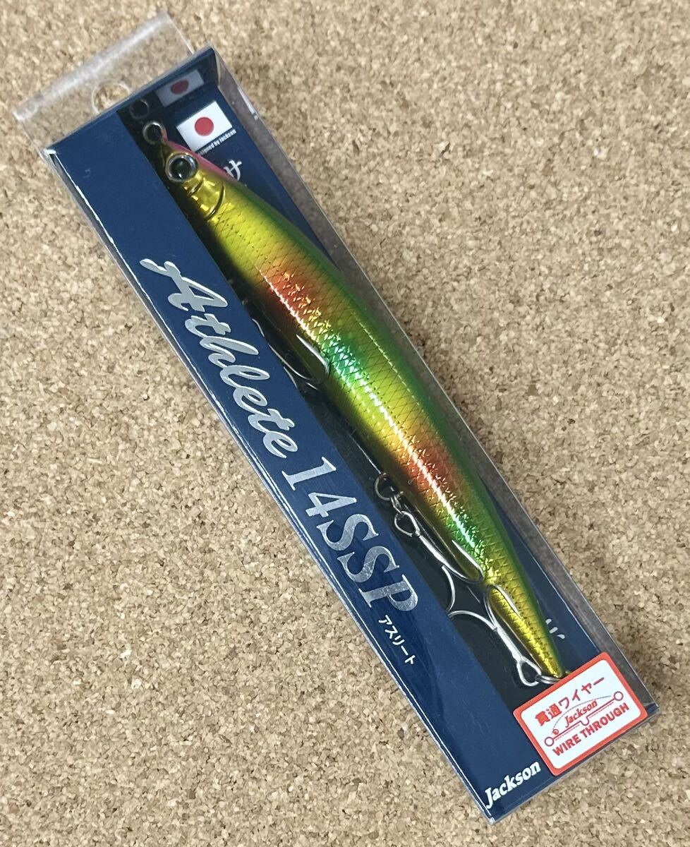 【未使用】[新品] ジャクソン アスリート14SSP IBGGレインボー #オリカラ #ヒラメ #フラットフィッシュ #サクラマス #限定 ...
